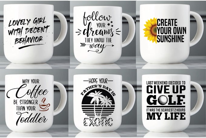Create a custom coffee mug design by Achu1216 | Fiverr