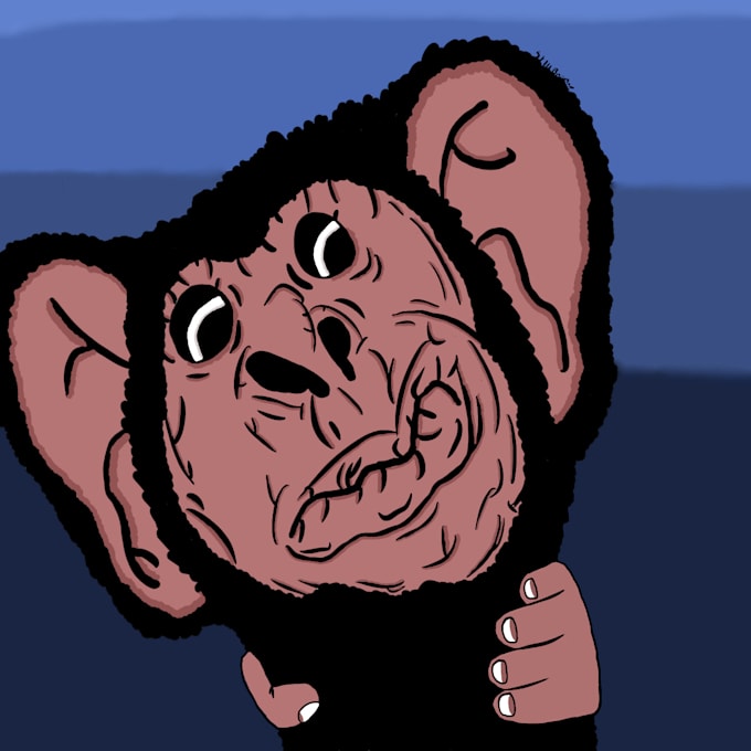 Send a you a monkey dying pfp by Jordanhess134 | Fiverr