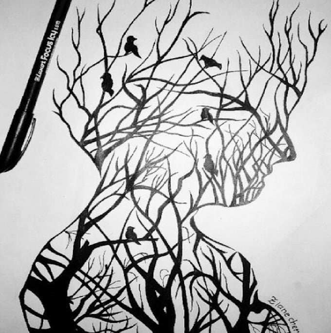 Draw what you need with a professional by Medziane | Fiverr