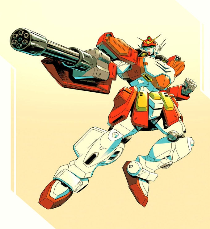 Design gundam character for you by Murragoo | Fiverr