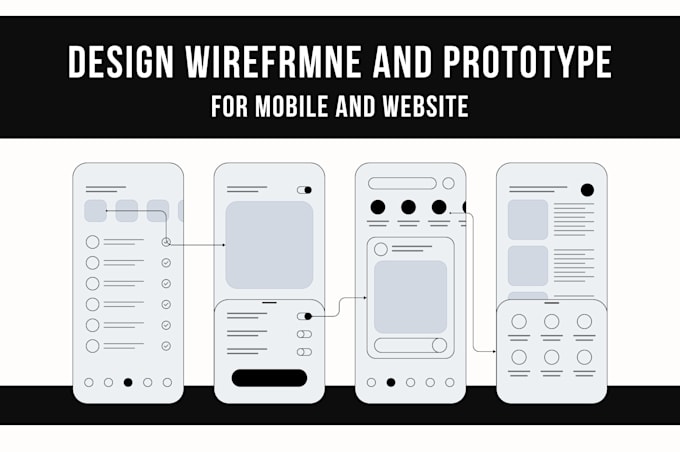 Create wireframe and prototype for mobile app and website by Ahmad ...