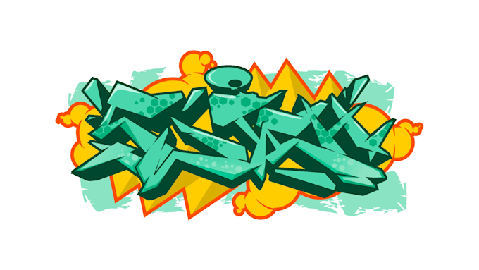 Draw a digital graffiti for your logo or your name by Anggi_yans | Fiverr