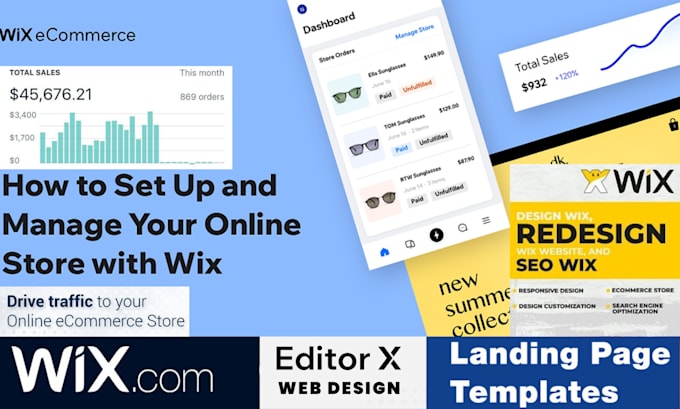 Wix store developer website design editor x theme app bigcommerce product pages by Ahmad_buraq30 ...
