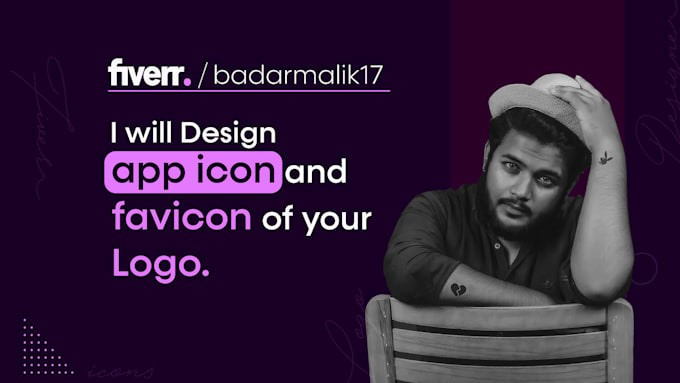 Design a stunning app icon and favicon of your logo by Badarmalik17 ...