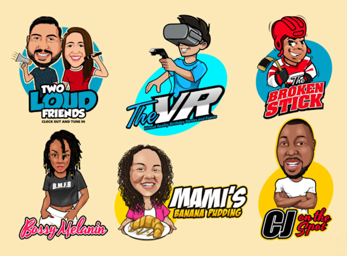 Design professional animal cartoon logo by Oliver_hanson | Fiverr