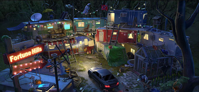 Create a stunning 3d game environment, game level design, metaverse vr in ue5 by Erikstudios ...