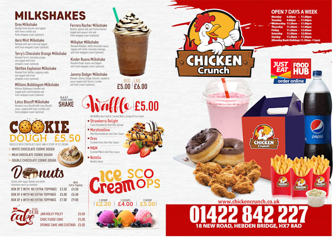 Design custom cafe menu and restaurant menu design by Talham87 | Fiverr