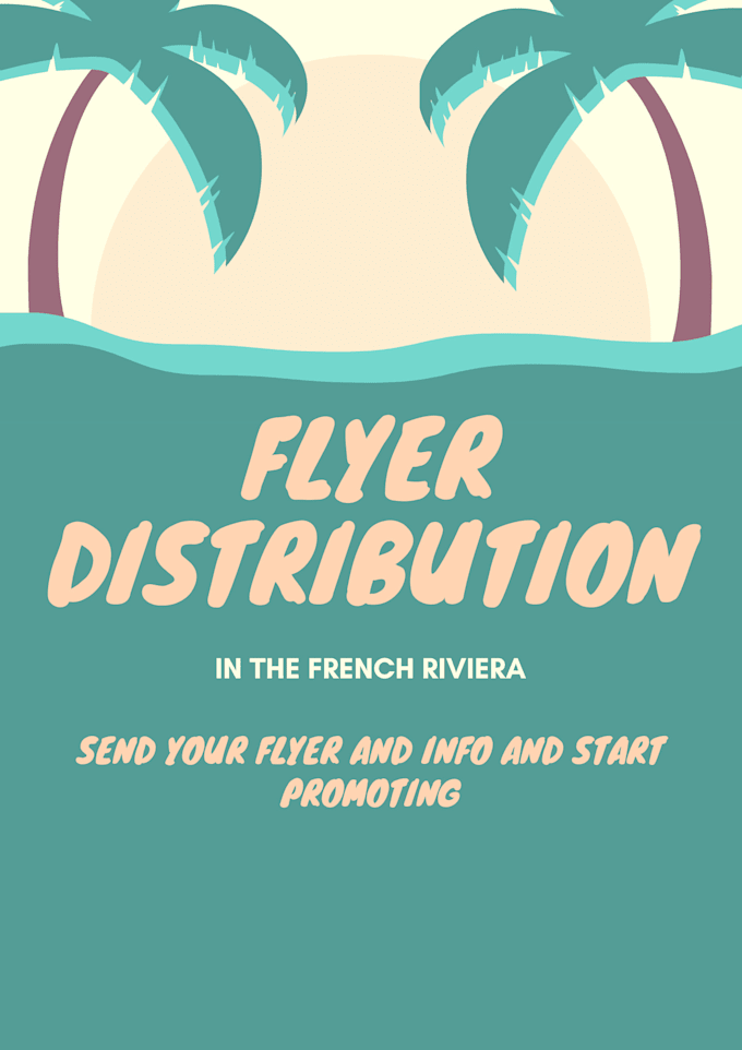 Print and distribute your flyers on the french riviera by Lati33 | Fiverr
