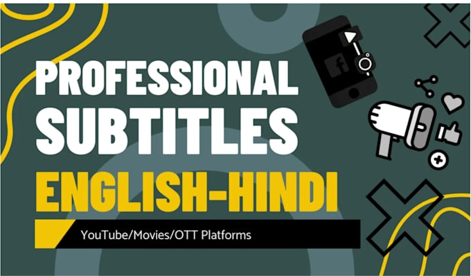 Provide professional english and hindi subtitles for videos by Shotblox ...