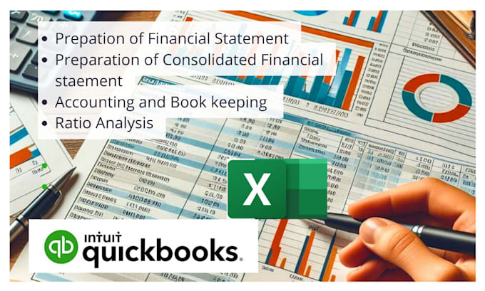 Do book keeping, profit and loss statement, balance sheet by ...