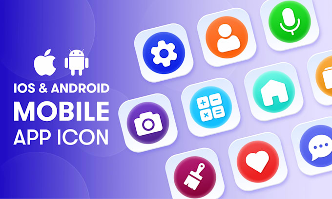 Create app and web log and icons jpeg, png by Luqman_mirza | Fiverr