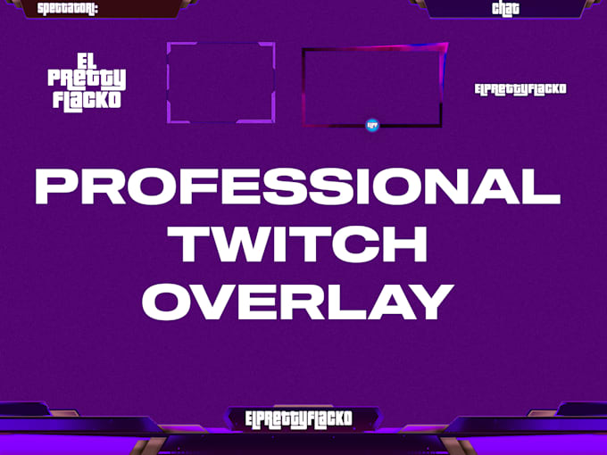 Create twitch overlays for you by Giovannixy | Fiverr