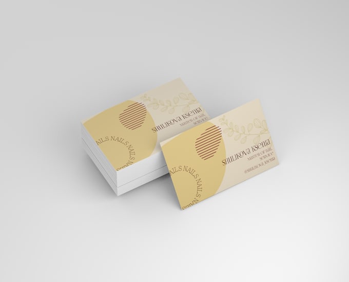 Create a stylish, representative business card design by S_sofiya | Fiverr