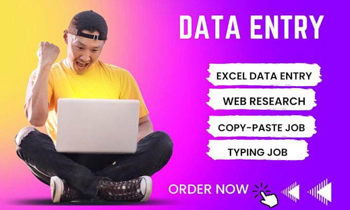 Do data entry, excel and google sheet, scraping, copy paste, pdf ...