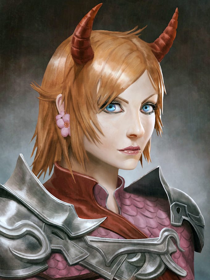 Draw art commission, anime, semi realistic portraits by Kittocarbis ...