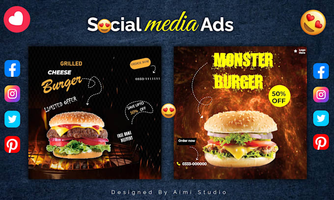 Create amazing social media post designs and advertisement by ...