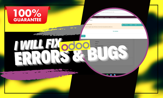 Fix errors and bugs or create custom odoo module by Ali_hunain187 | Fiverr