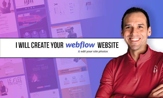 Create your webflow website and graphics by Boundlissmedia | Fiverr