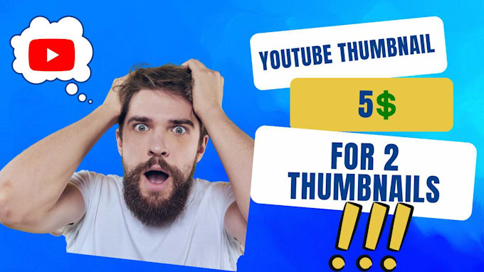 Design unique and catchy youtube thumbnail by Mehak_kamran | Fiverr