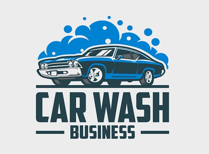 Make an amazing car wash logo illustration design in 12 hours by Clark ...