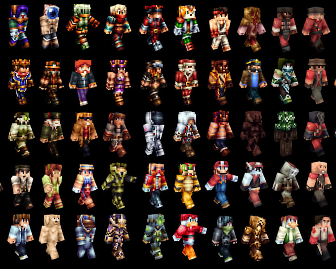 Create custom minecraft skins by Ardaluv | Fiverr