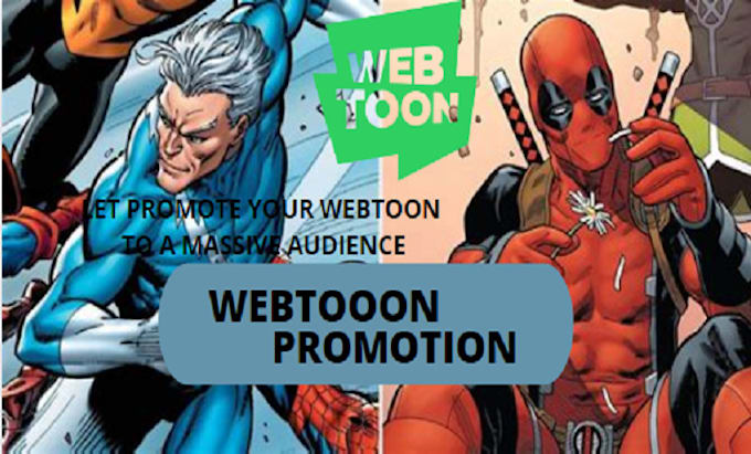 Do webtoon promotion, comics , wattpad, nft webtoon promotion by ...