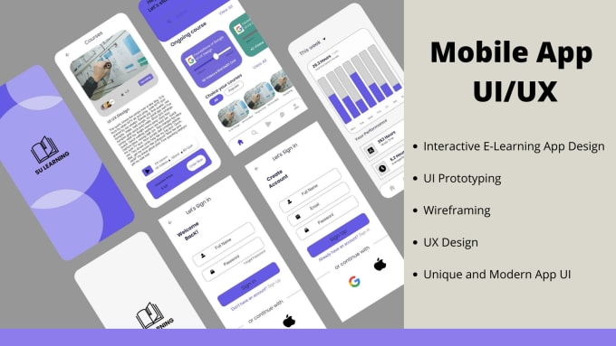 Create An Interactive And Professional Mobile App Ui Design By