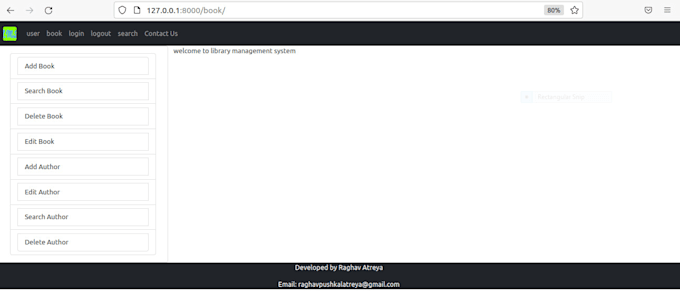 Build a library management system in django python by Raghavatreya | Fiverr