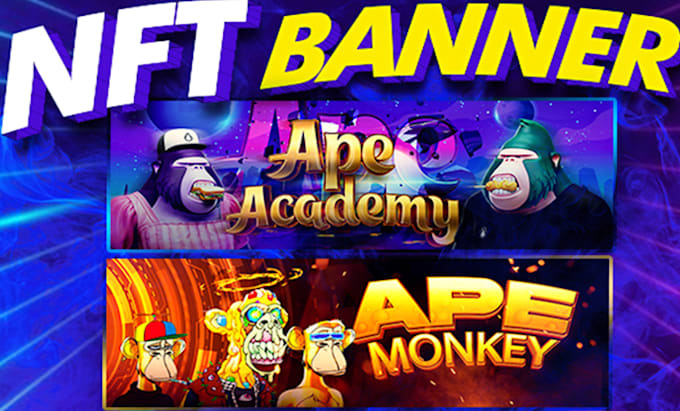 Design discord banner for nft community or crypto header by ...