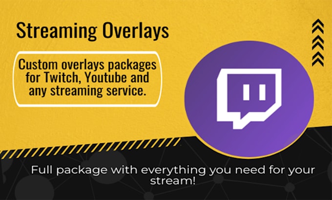 Create custom stream overlays for twitch and youtube by Baby_booth | Fiverr