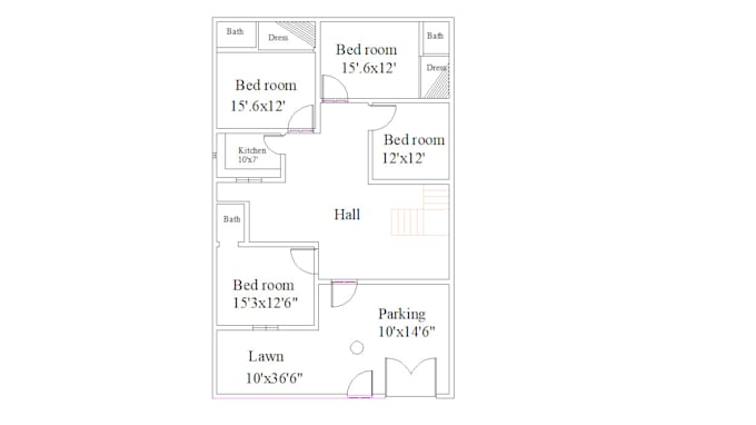how to draw a map of your room