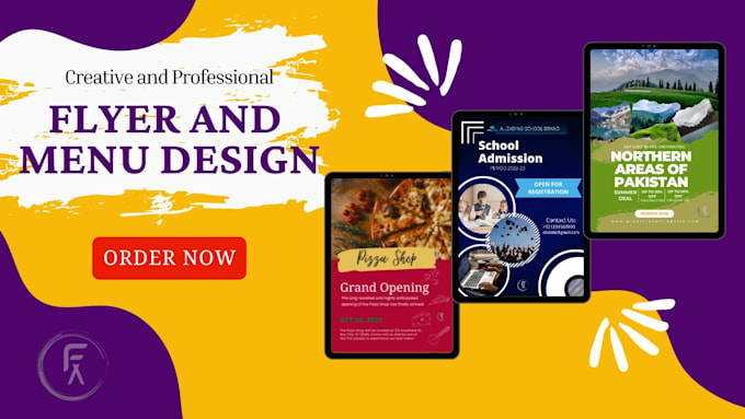 Design amazing food flyers, restaurant menus, and poster by ...