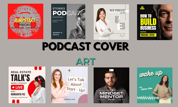 Create an eye catching podcast cover art by Mrbrian_ | Fiverr