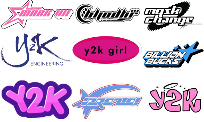 Design Y2k Style Streetwear Logo By Hanankhan068 Fiverr