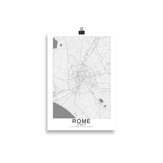 Create a custom made street map with your favorite city by Kgunnarsson ...