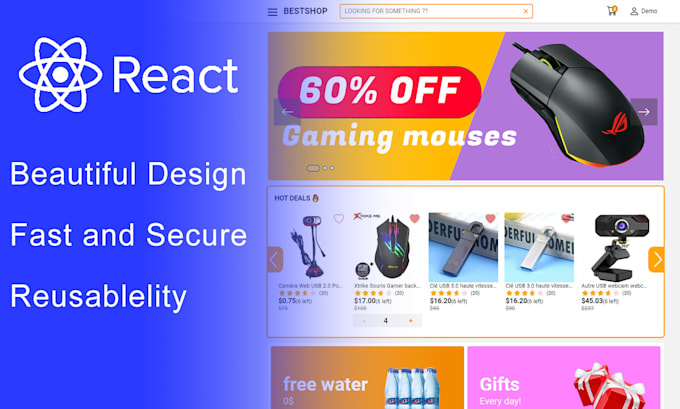 Build a reactjs application for you by Hantercodes | Fiverr Build a reactjs application for you by Hantercodes | Fiverr
