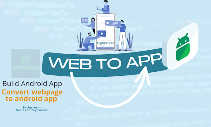 Convert your website into a mobile app by Ngoserver | Fiverr