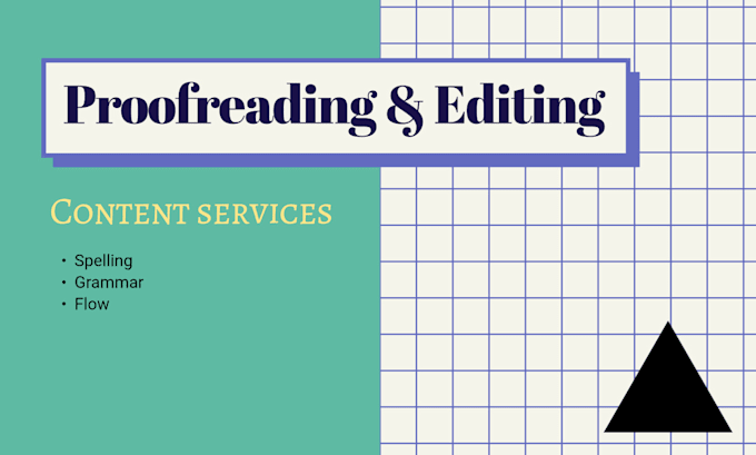 Proofread documents and be your copyeditor by Sarahmakh | Fiverr