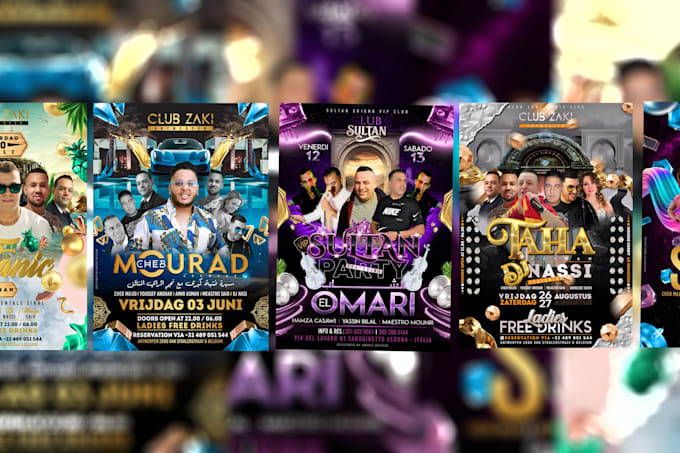 Design a amazing party flyer , club flyer or dj by Usseph | Fiverr