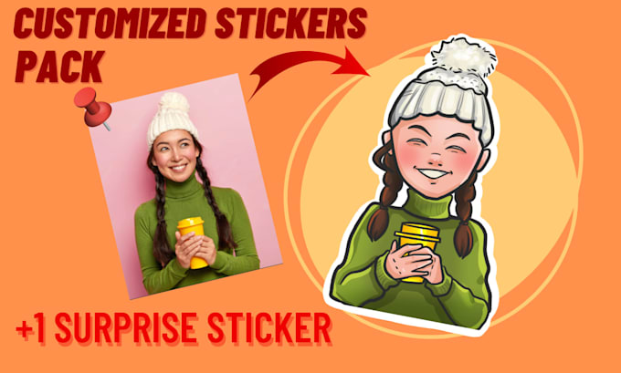 Make custom stickers of any kind discord services by Akinomhere | Fiverr