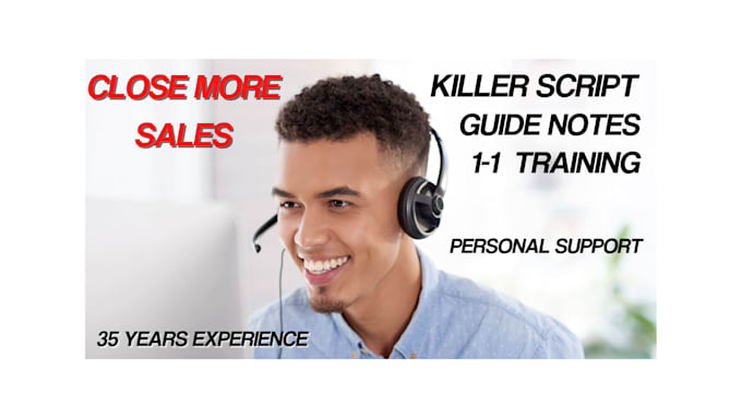 Write you an effective cold sales script and guide notes by Philmears33 ...
