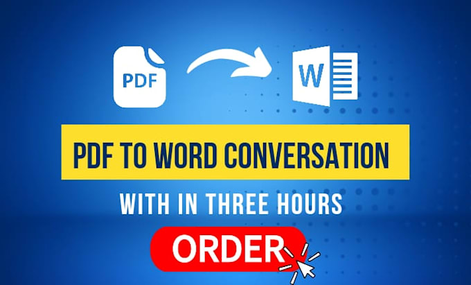 Convert or rewrite your scanned and old files into word or excel by Dataentry_exp1 | Fiverr