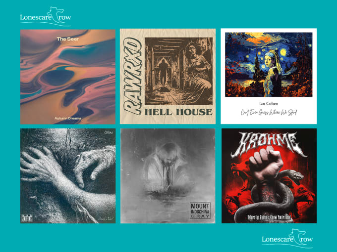 Design excellent post punk, rock, indie music album cover by ...