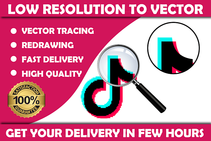 Redraw, recreate image graphic to high resolution vector by ...