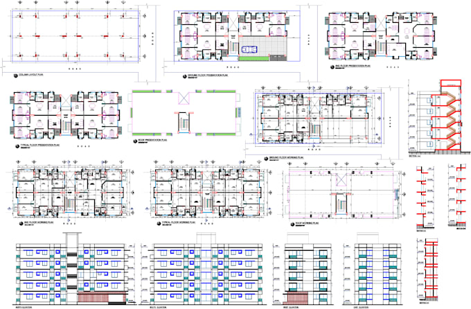 Draw any 2d floor plan using autocad by Sajib_paul1 | Fiverr Draw any 2d floor plan using autocad by Sajib_paul1 | Fiverr