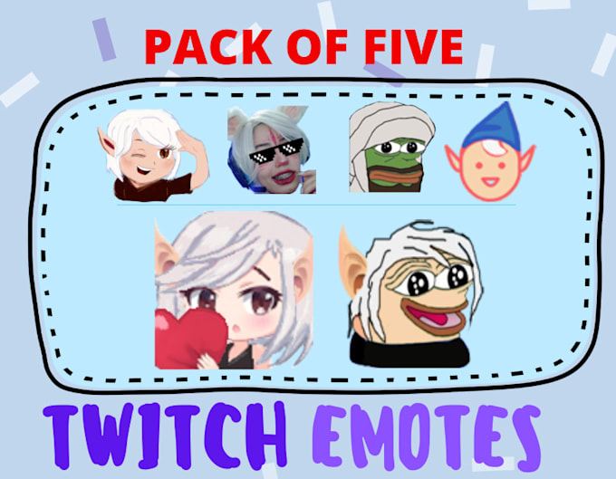 Create emotes, templates, overlays, avatars for your stream by Debora ...