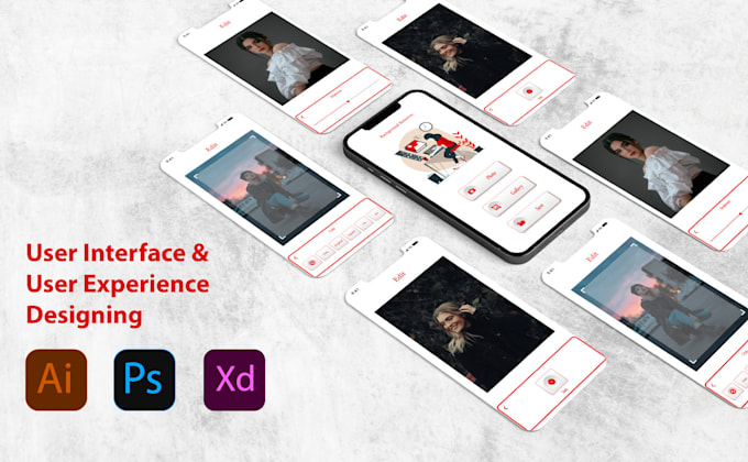 Create ui ux design with dashboard on figma adobe xd by Rft_solutions ...