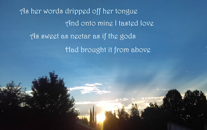 Write a poem for a special occasion by Mavops | Fiverr