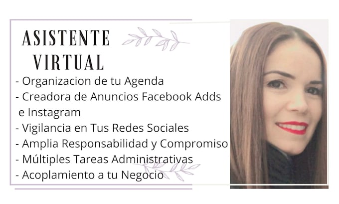 Responsable, con organizacion y asistente virtual by Korinaga0307 | Fiverr