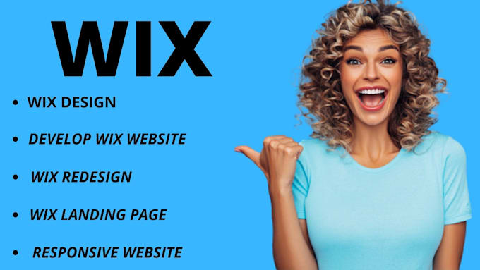Develop,design and redesign fully responsive wix website by Web_experti ...